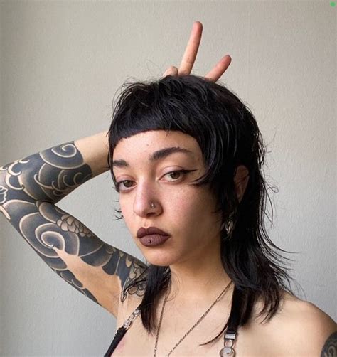 Mullet Headband Scorpion Mullet Women Mullet With Bangs And Shaved