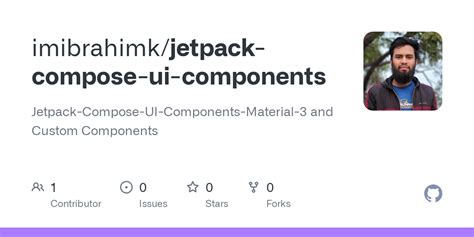 github imibrahimk jetpack compose ui components jetpack compose ui components material 3 and