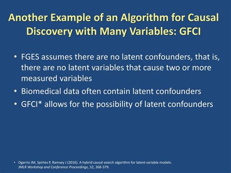 Fast Accurate Causal Search Algorithms From The Center For Causal