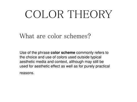 PPT COLOR THEORY PowerPoint Presentation Free Download ID