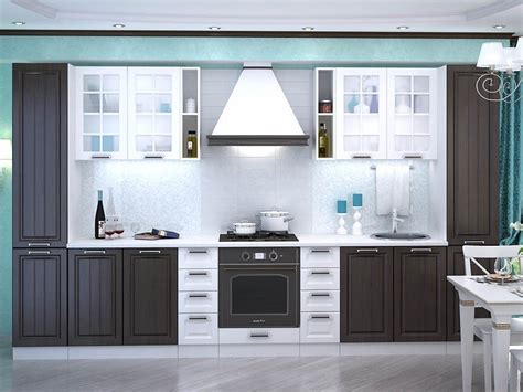 Купить Шкаф верхний 1 дв со стеклом высокий ШВС Прага СМ в Ростове на