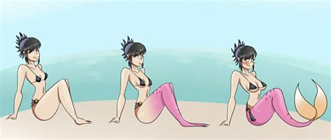 Mermaid Transformation By Sunnybunnytfs On Deviantart