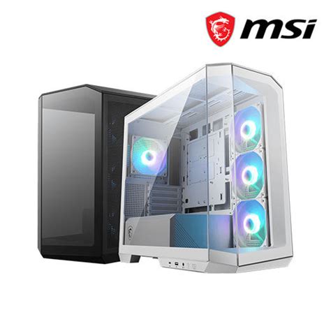 Msi Mag Pano M100r Pz Pc Case Micro Atx Tower 270 Degree Panoramic