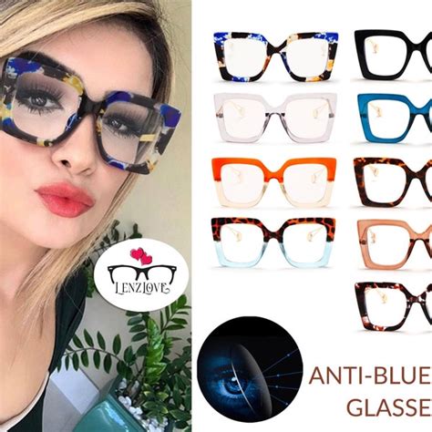 Oversized Eyeglasses Etsy