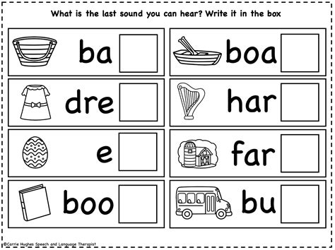 Final Consonant Deletion Worksheets And Activities Worksheets Library