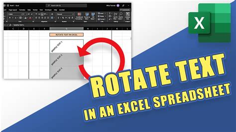 How To Easily Rotate Text In Excel Diagonal Sideways Etc Youtube