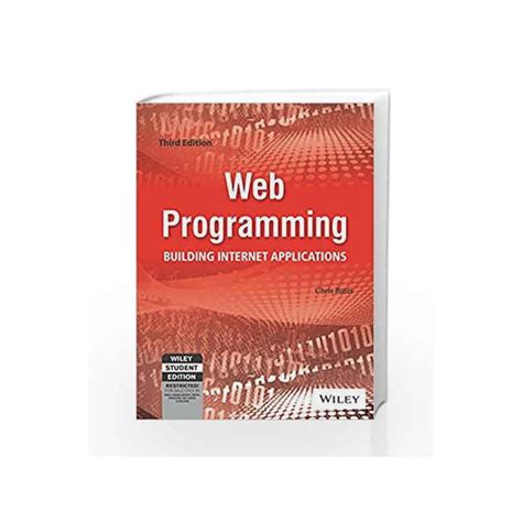 Web Programming Building Internet Applications 3ed By Buy Online Web
