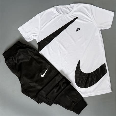 ست تیشرت شلوار نایک سفید مردانه مدل Milano