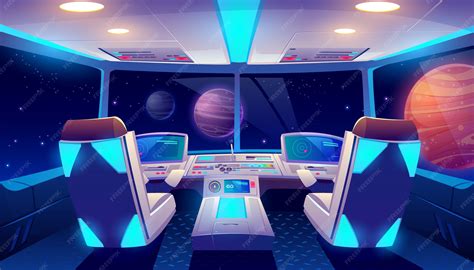Spaceship Inside Cartoon