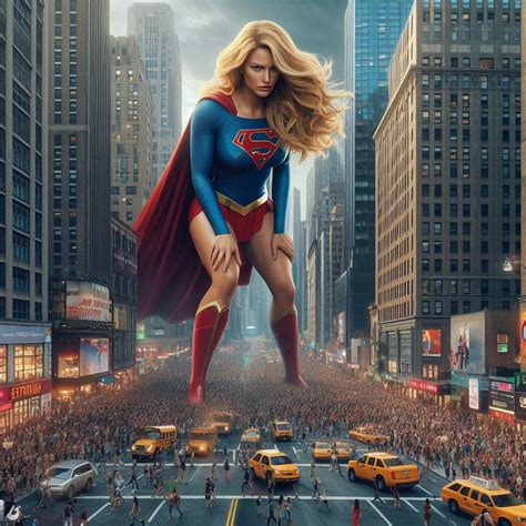 Giantess Supergirl In Metropolis By Colhogan On Deviantart