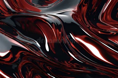 Abstract Dynamic Wave Background With Smooth Flowing Motion Effect Stock Illustration