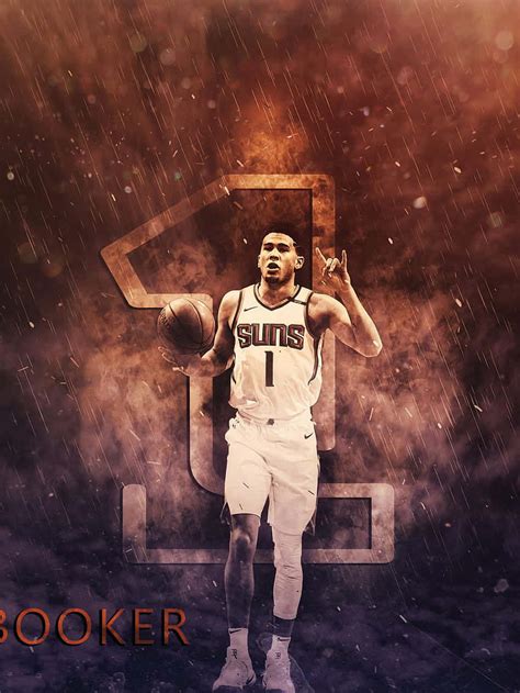 Download Devin Booker, Phoenix Suns' Star Shooting Guard Wallpaper ...