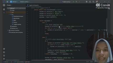 Program Sederhana Perulangan Looping Di Bahasa Pemrograman Java Youtube