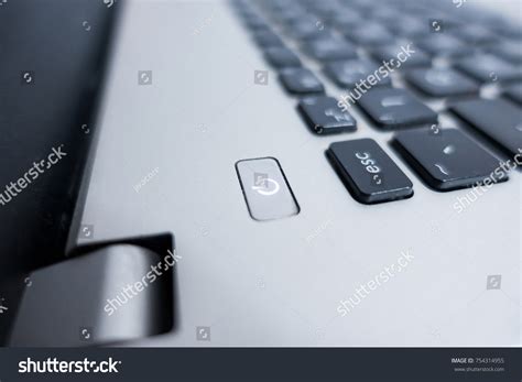 Laptops Keyboard Power Button Technology Feeling Stock Photo Shutterstock
