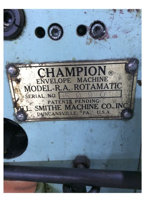RA800 1 – Envelope Equipment Exchange