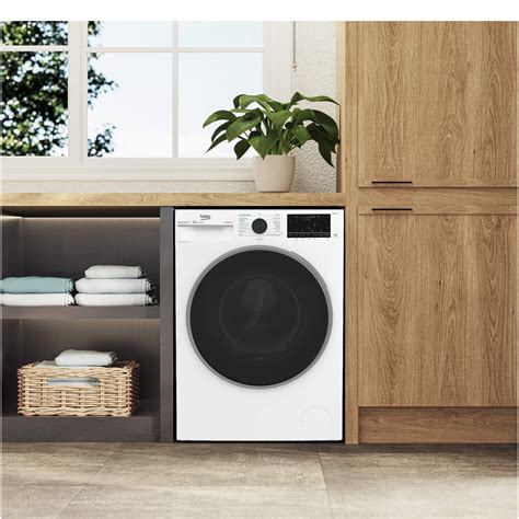 Пералня със сушилня BEKO B5DFT510442W, Пране 10 кг, Сушене 6 кг, 1400 ...