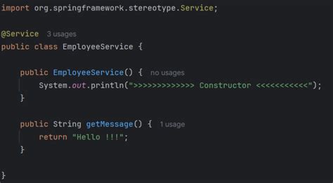 spring boot service annotation