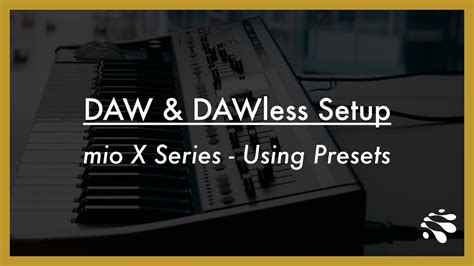 DAW and DAWless Setup - YouTube