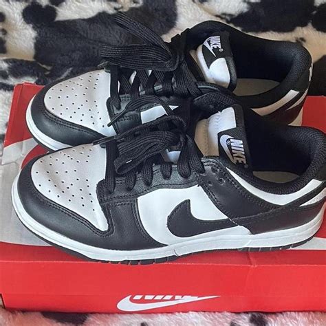 Nike Panda Dunk Lows Worn A Few Times Slight Depop