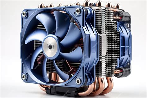 Premium Vector Cpu Heatsink On White Background