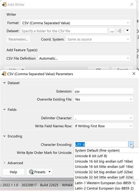 The Csv File Generated From An Fme Workbench When Loaded To An Sql Server Table Has Unwanted