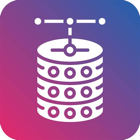 Premium Vector Database Icon Style