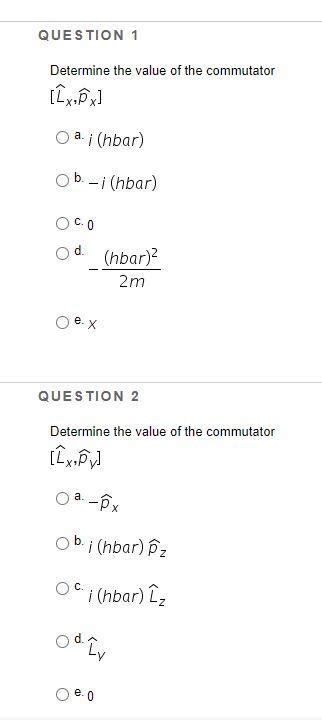 solved question 1 determine the value of the commutator [xx]