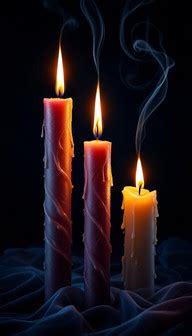 Free Dancing Sacred Flames Image Candle Flame Smoke Download At