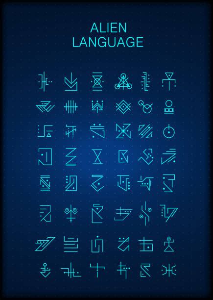 Weird Alien Symbols Strange Alien Symbols And Arrows On Ipad