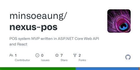 GitHub Minsoeaung Nexus Pos POS System MVP Written In ASP NET Core Web API And React