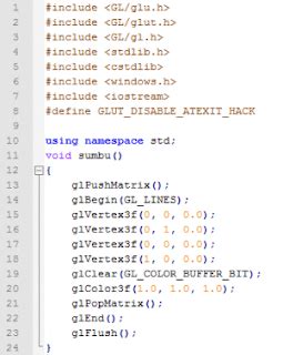 Membuat Program Untuk Menggambar Garis Menggunkan Dev C Dan OpenGL