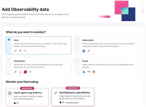 Quickstart Monitor Hosts With Opentelemetry Elastic Docs