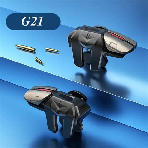 G21 Mobile Phone Game Trigger For Pubg Gaming Controller Aim Shooting L1 R1 Alloy Key Button 