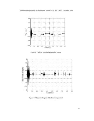 Feedback Linearization And Backstepping Controllers For Coupled Tanks PDF