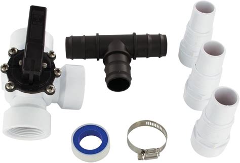 Steinbach Fittings Bypass Kit 3 Way Valve Hose Teflon Tape T Piece Hose Clips Set Of 12