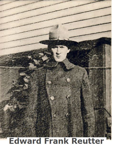 Pvt Edward Frank Ed” Reutter 1891 1918 Find A Grave Memorial