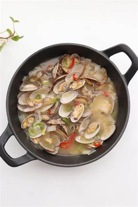 바지락술찜 레시피 감칠맛 좋은 바지락 요리 집에서 소주 안주 추천 네이버 블로그