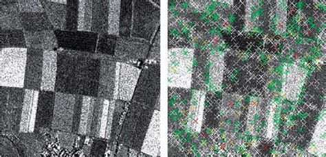 E Sar Imagery Of Size 300 Â 300 Pixels Sift Operator Produces 1520