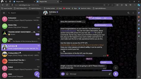 Creating A Telegram Chatbot Using Nodejs And External Api And Firebase Youtube