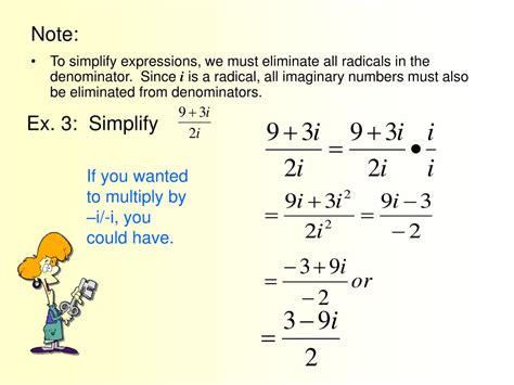 PPT Simplifying Expressions Containing Complex Numbers PowerPoint Presentation ID