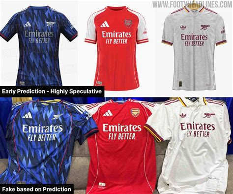 Arsenal 25 26 Home Away And Third Kits Info Leaked Footy Headlines