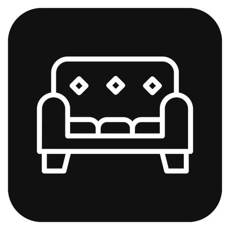 Premium Vector Sofa Vector Illustration