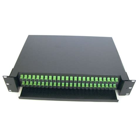 2u Optical Patch Panel 48 Adapters Braun Group App06 48 Sc Apc Full Optic Odf Patch Panel For