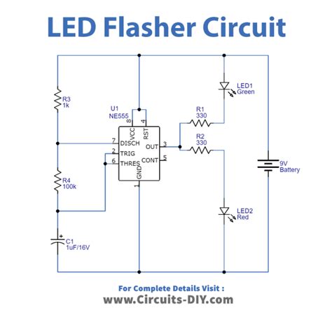 Top 10 Easy Electronics Projects Using Ne555 Timer Ic For Beginners