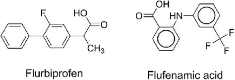 Chemical Structures Of Flurbiprofen And Flufenamic Acid Identified