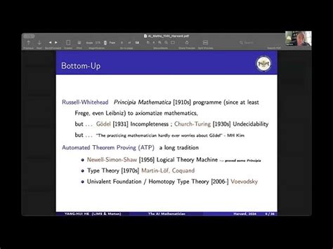Free Video Ai Assisted Mathematics In Theorem Proving And Pattern Detection From Harvard Cmsa