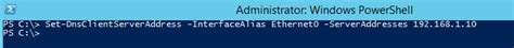 How To Change Ip Address Using Powershell Windows Server R