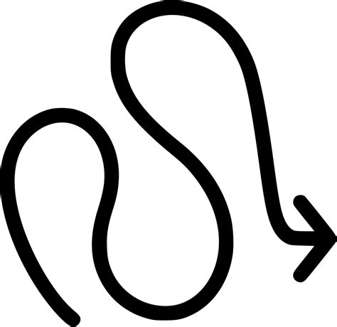 Download Png File Squiggly Arrow No Background Full Size Png Image