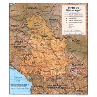 Large Detailed Political Map Of Montenegro With Roads Cities And