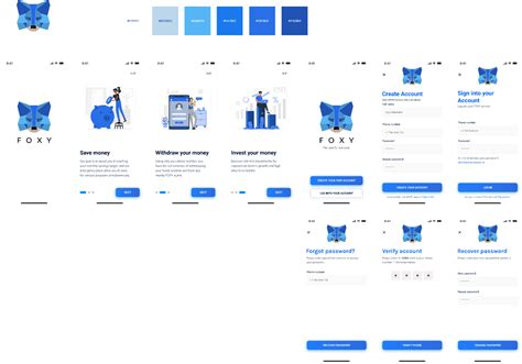 Bank App Login Methods Figma